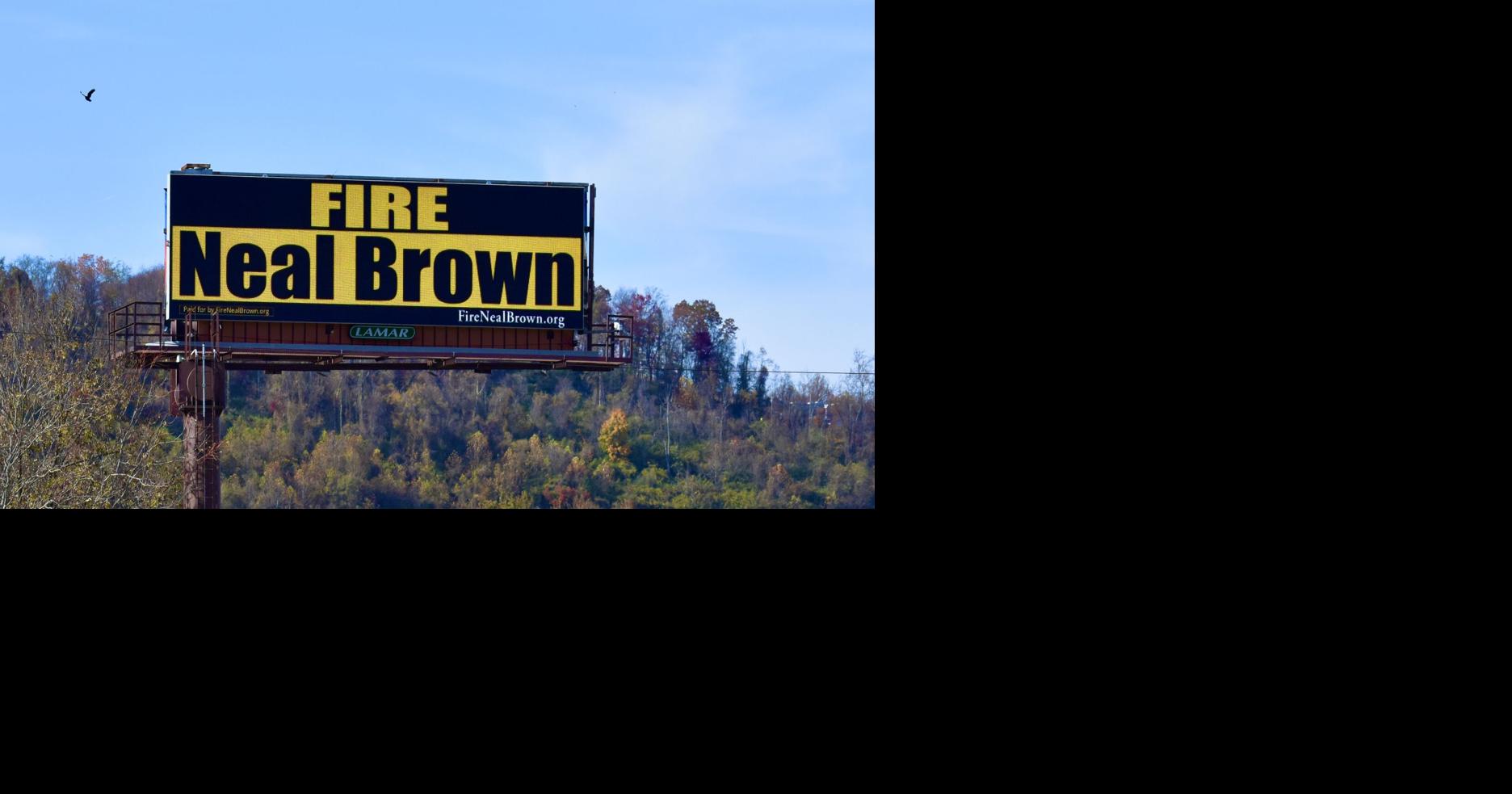 3 ‘Fire Neal Brown’ billboards up in Morgantown | WVU Football ...