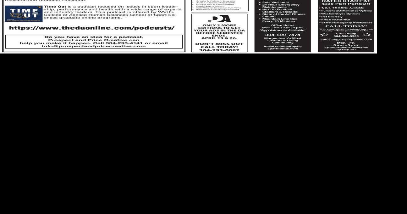 Classifieds | Display Classifieds | thedaonline.com