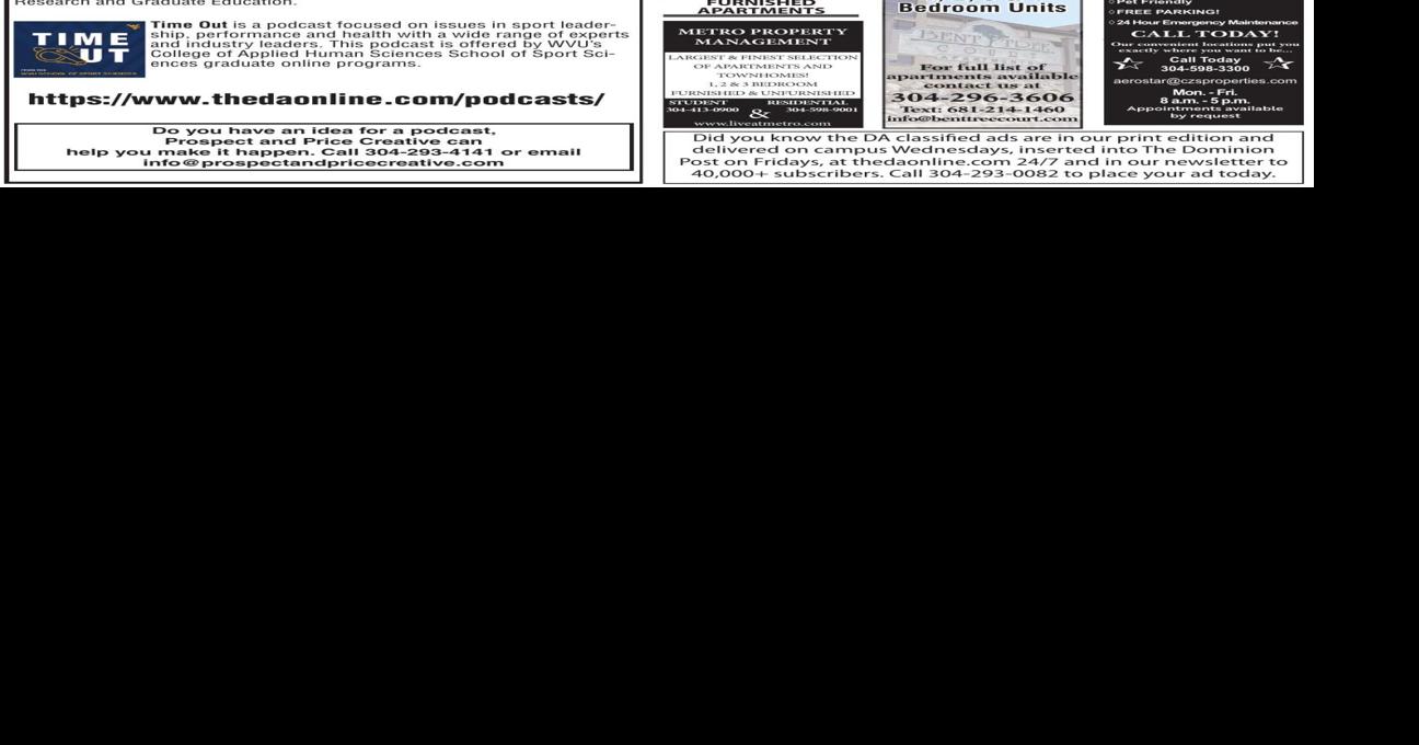 Classifieds | Display Classifieds | thedaonline.com