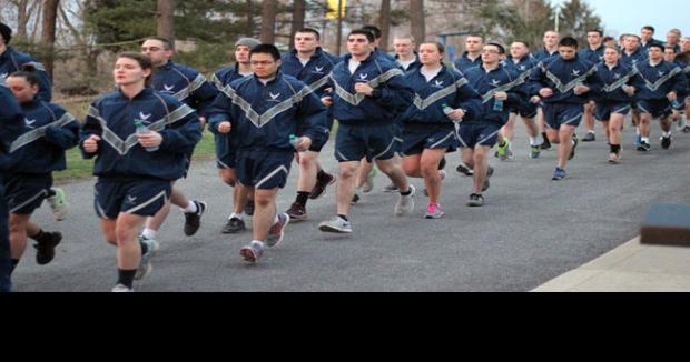 WVU ROTC students complete Warrior Run from Stansbury Hall to Blaney ...