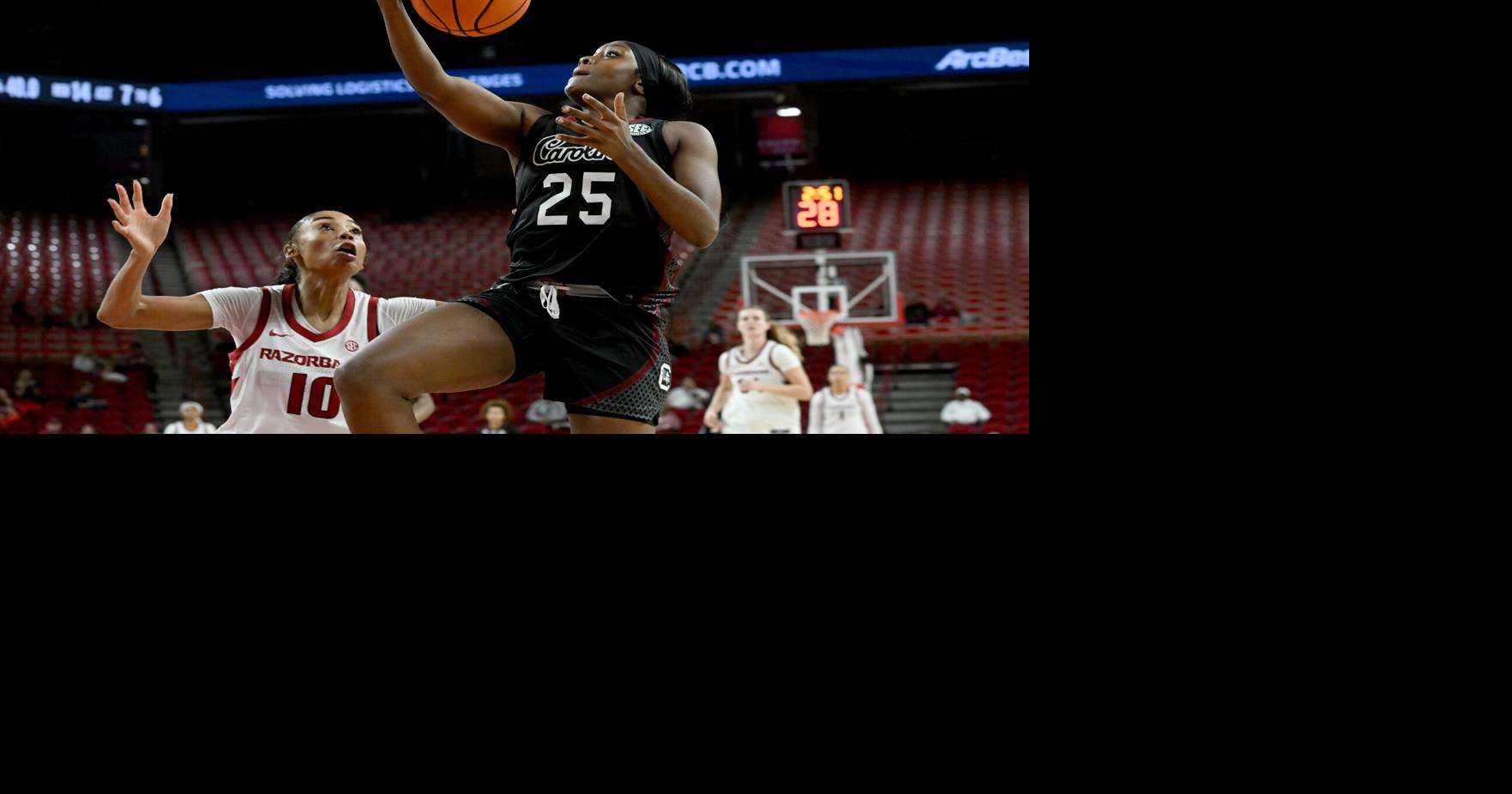 Joyce Johnson scores 22 points as No. 3 South Carolina beats Arkansas ...