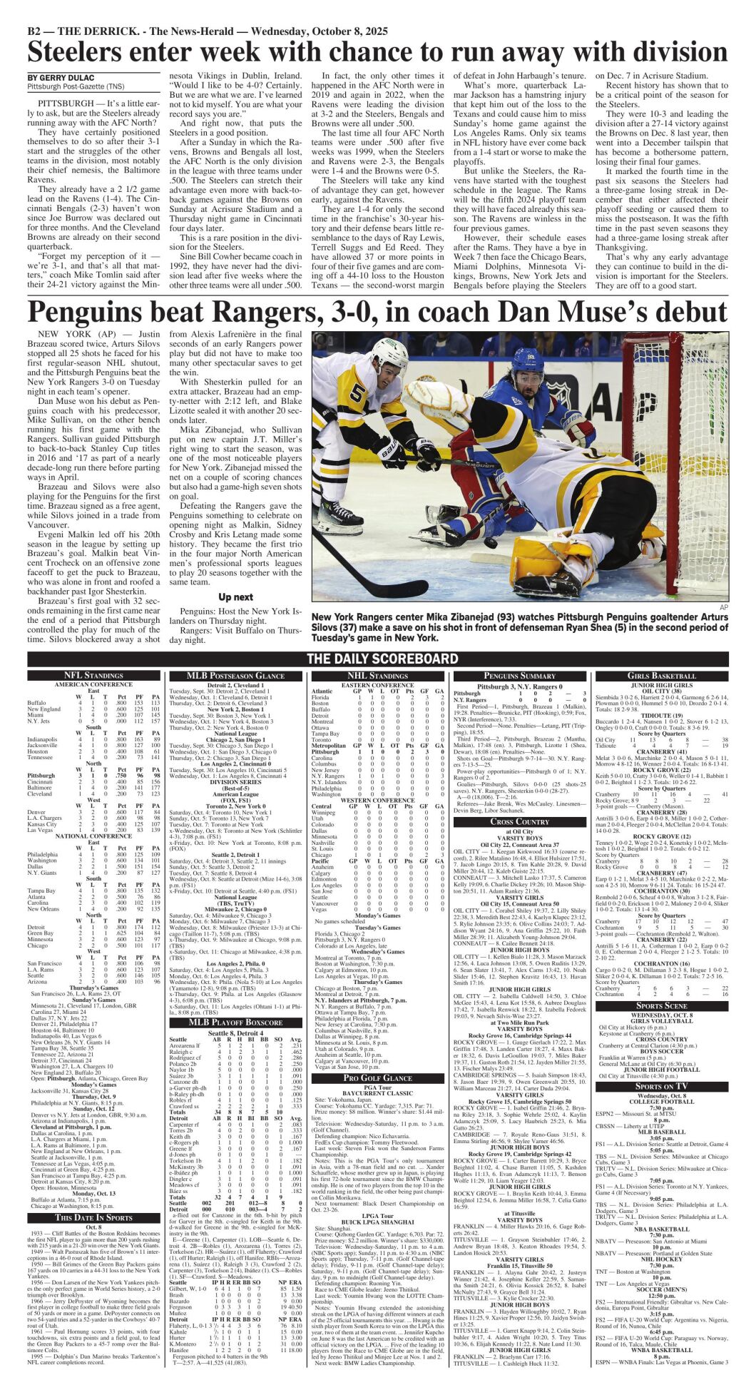 Scoreboard | Local Sports | thederrick.com