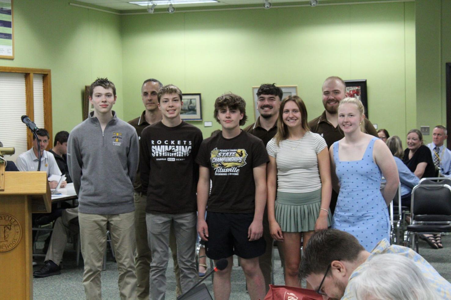 Titusville swimmers honored | Community News | thederrick.com
