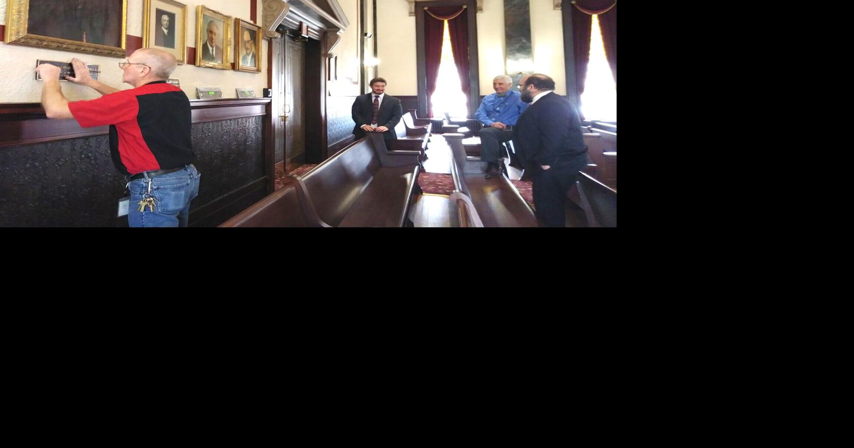 Portraits of Venango judges now grace wall in courtroom | Front Page ...