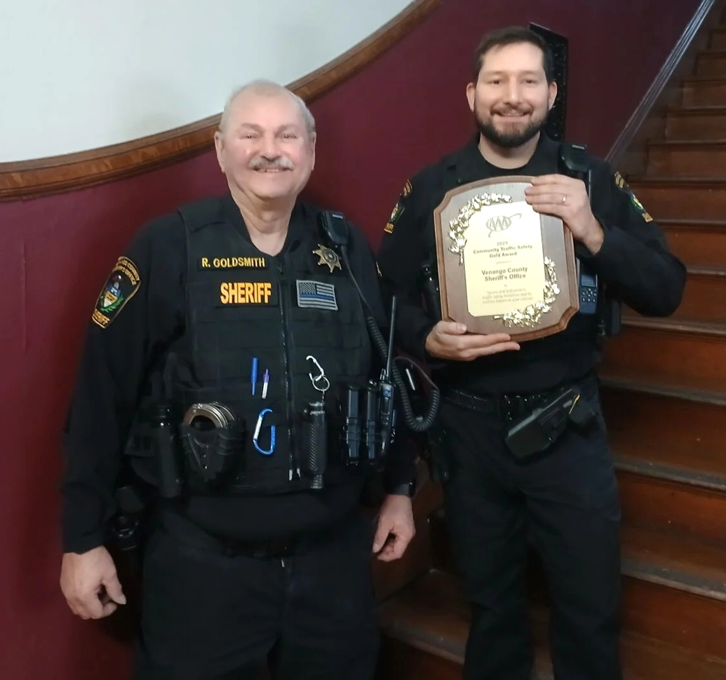 Venango County Sheriff’s Office AAA Award | Community News | thederrick.com