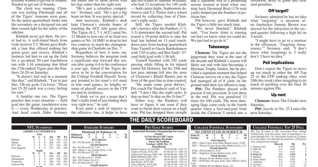 Scoreboard | Local Sports | thederrick.com