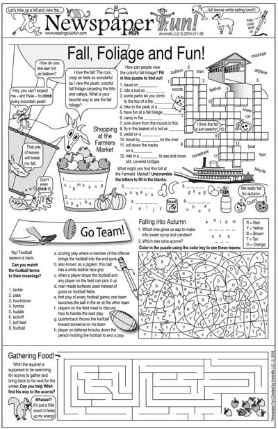 Newspaper Fun | Entertainment | thederrick.com