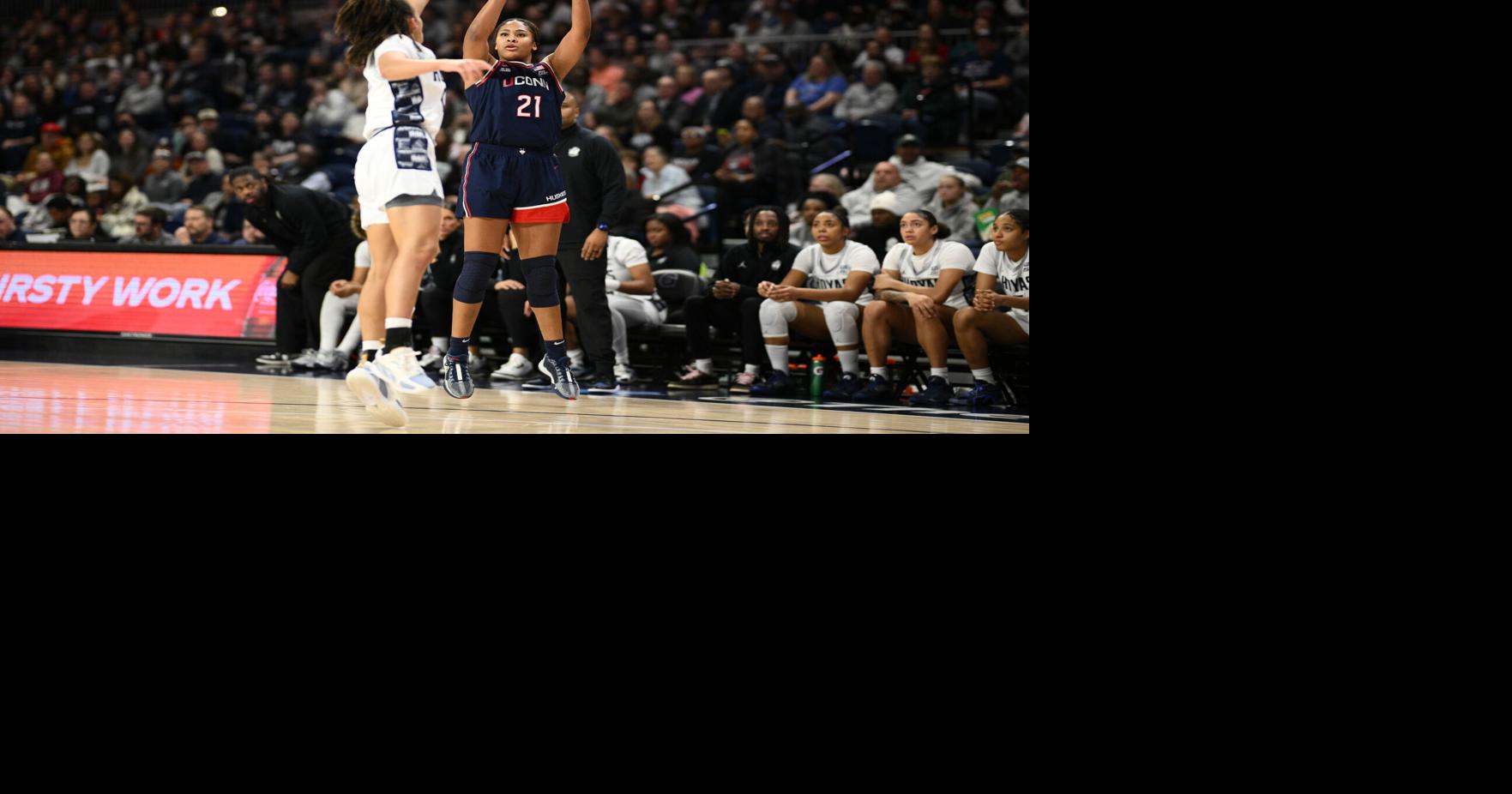 Sarah Strong, Azzi Fudd and top-ranked UConn roll past Georgetown 83-42 ...
