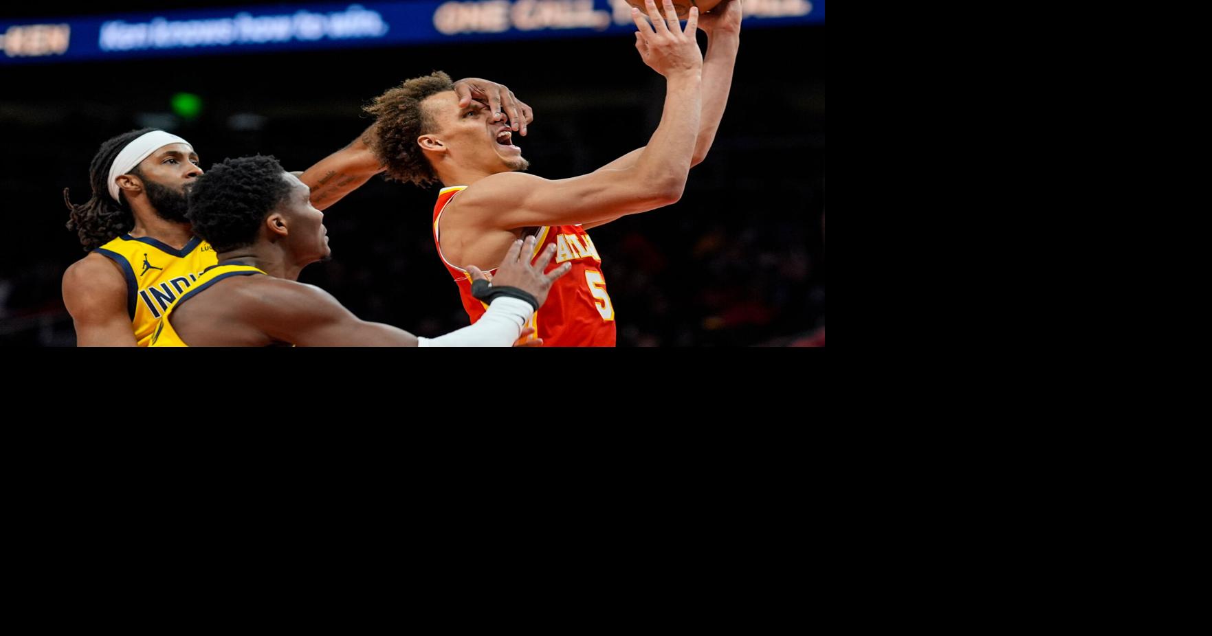 CJ McCollum scores 23 points, Hawks ride 17-0 second-half run to charge ...