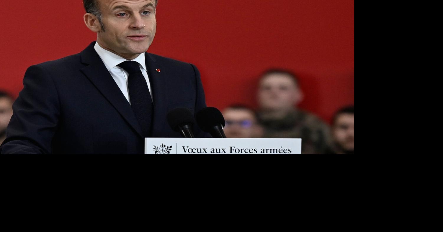 France's Macron laughs off 'harmless' eye condition as he addresses ...