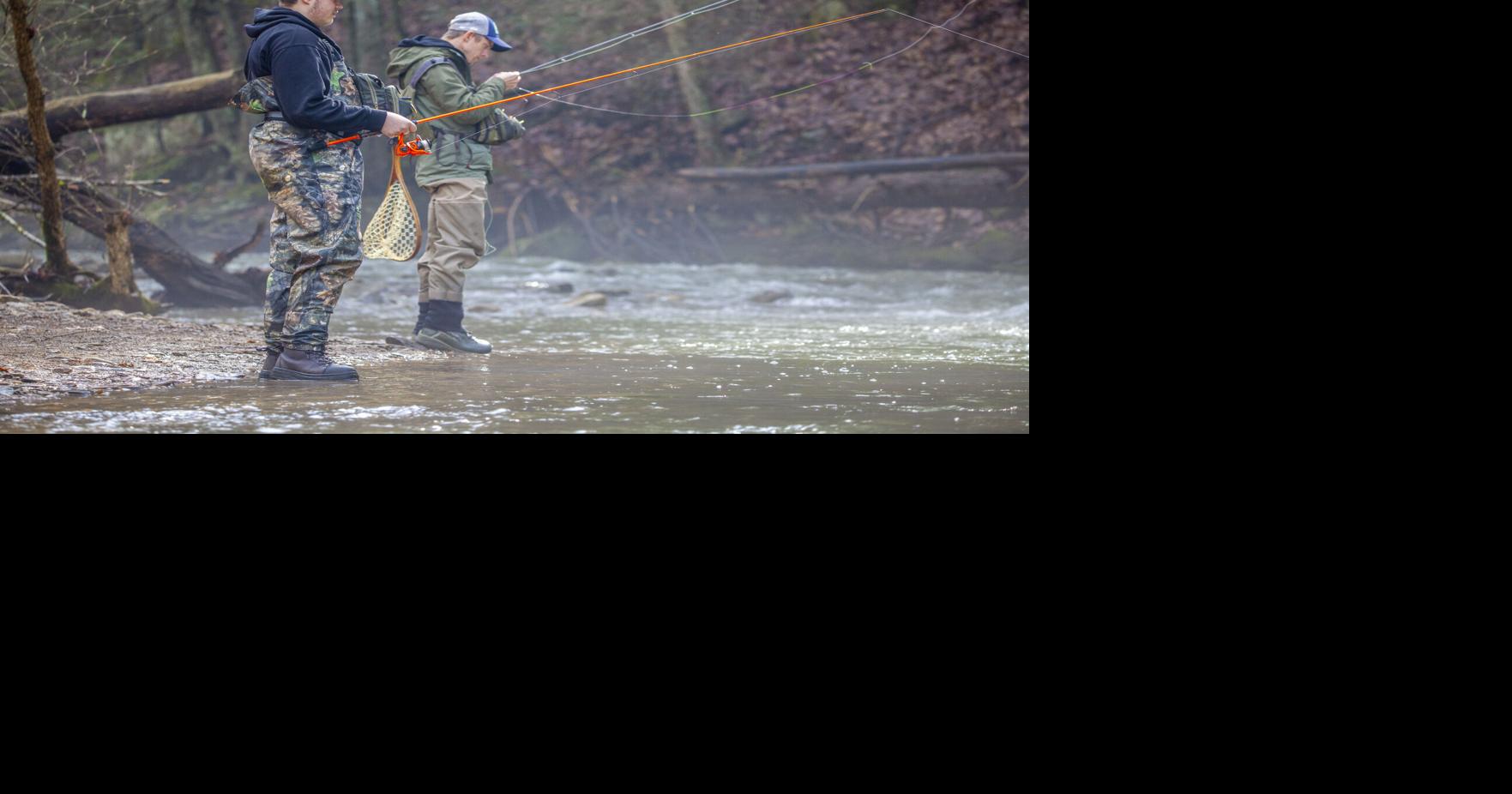 Anglers keep traditions alive for the first day of trout season, rain ...