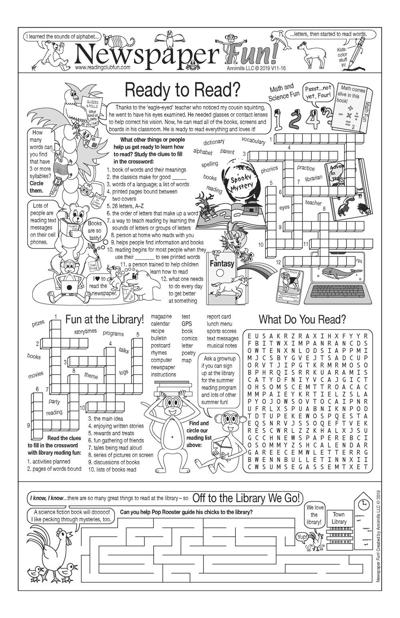 Newspaper Fun | Entertainment | thederrick.com