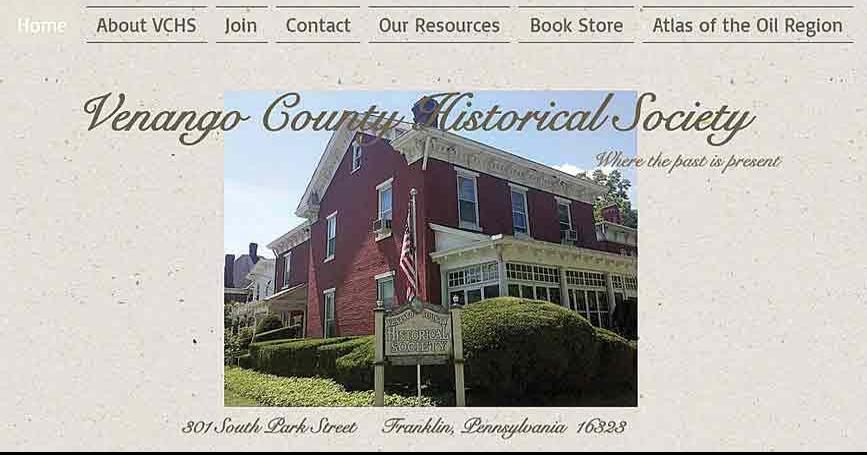Venango County Historical Society website is up and running | Front ...