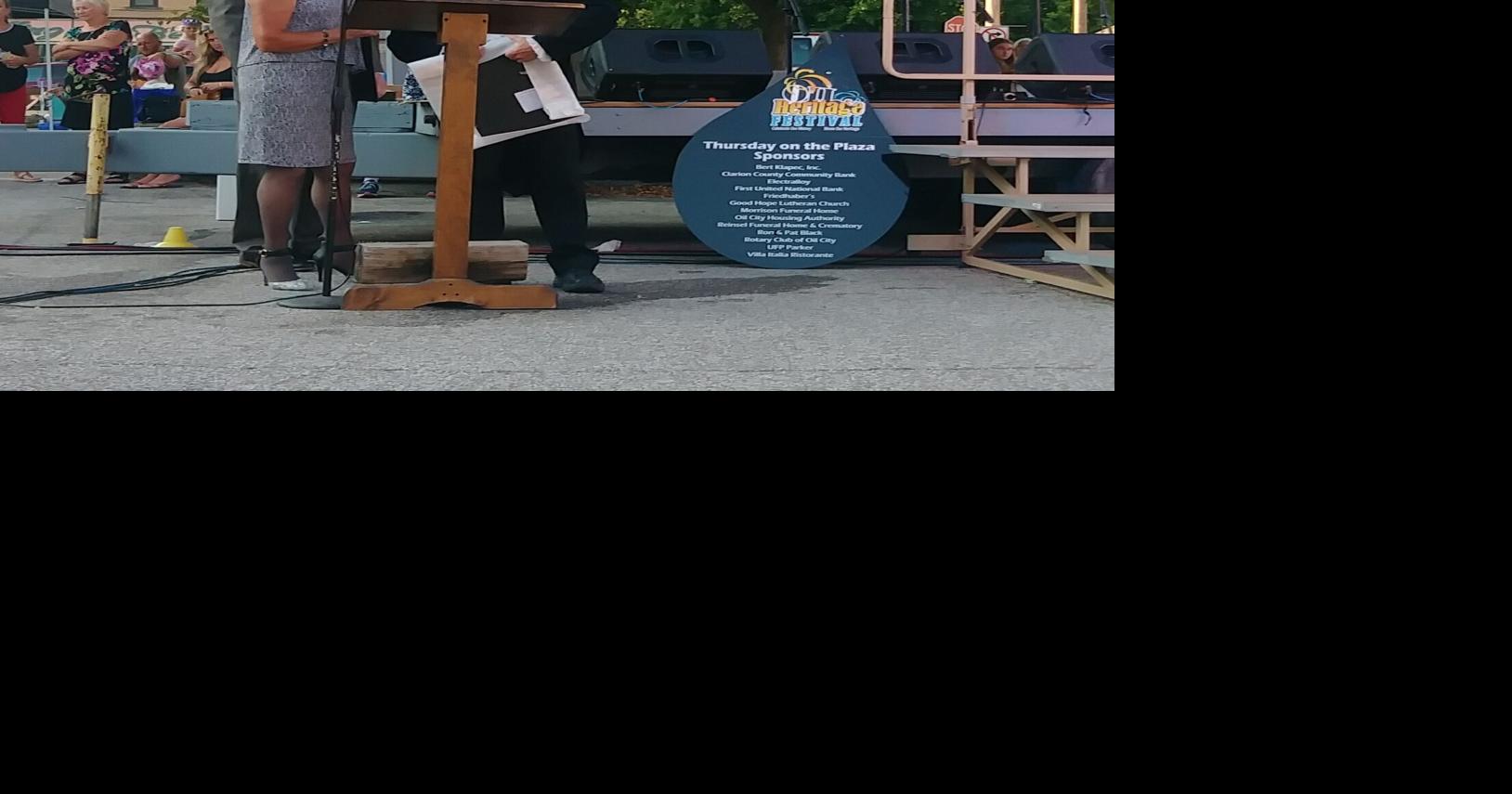 Festival's longtime Col. Drake honored | Front Page | thederrick.com