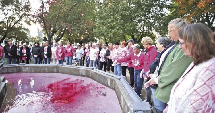 Annual Franklin Pink Splash ceremonies are Tuesday at fountain | Front ...