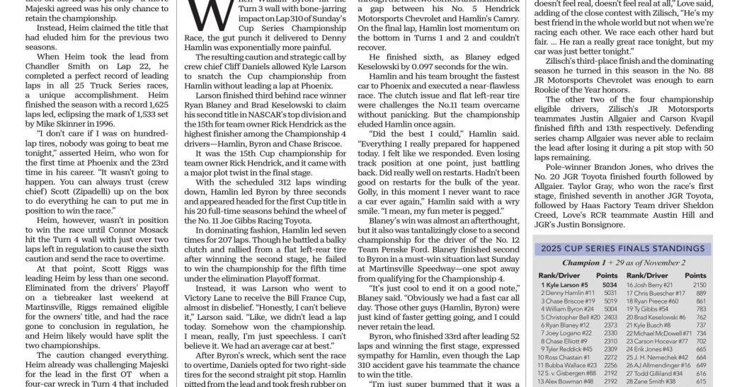 Racing this week | NASCAR | thederrick.com