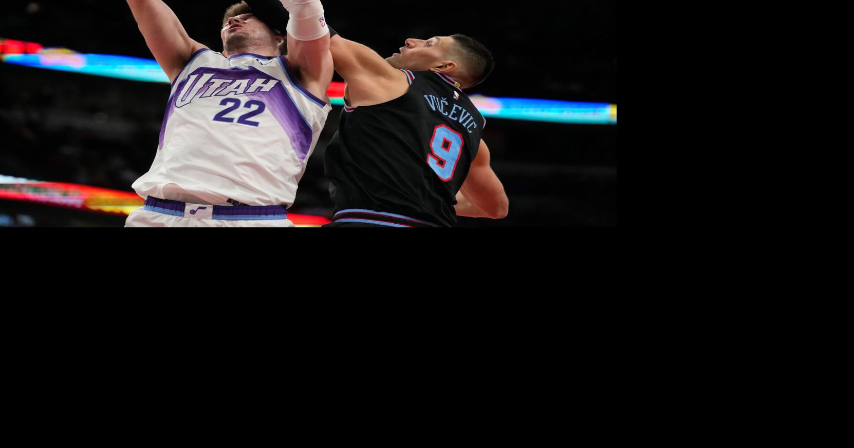 Vucevic's layup helps Bulls overcome Sensabaugh, Jazz for 128-126 win ...