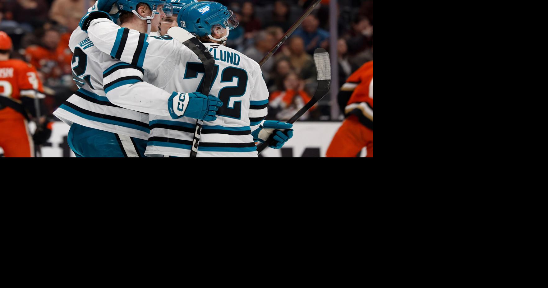 Macklin Celebrini hits 60 points with goal, 2 assists in Sharks' 5-4 ...