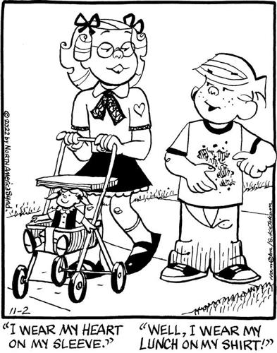 dennis the menace coloring pages