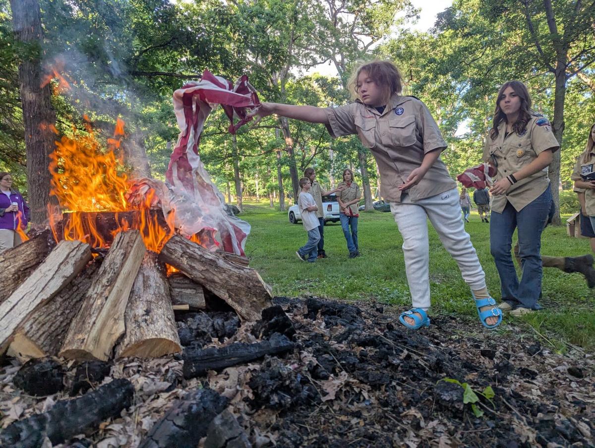 Oil City Scout Troop 17 retires flags in Hasson Park | Front Page ...