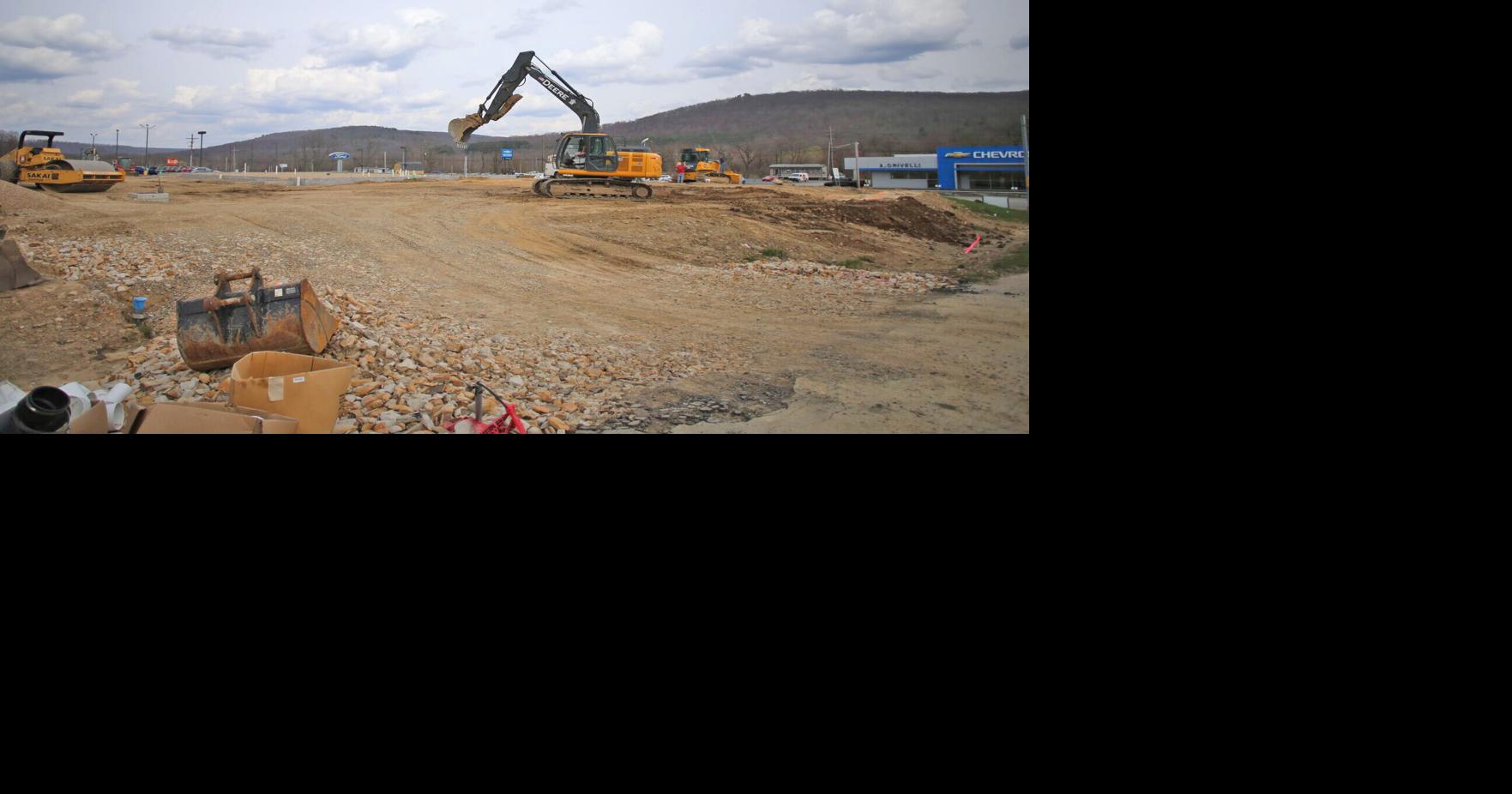 Construction well under way on new Route 8 credit union building ...