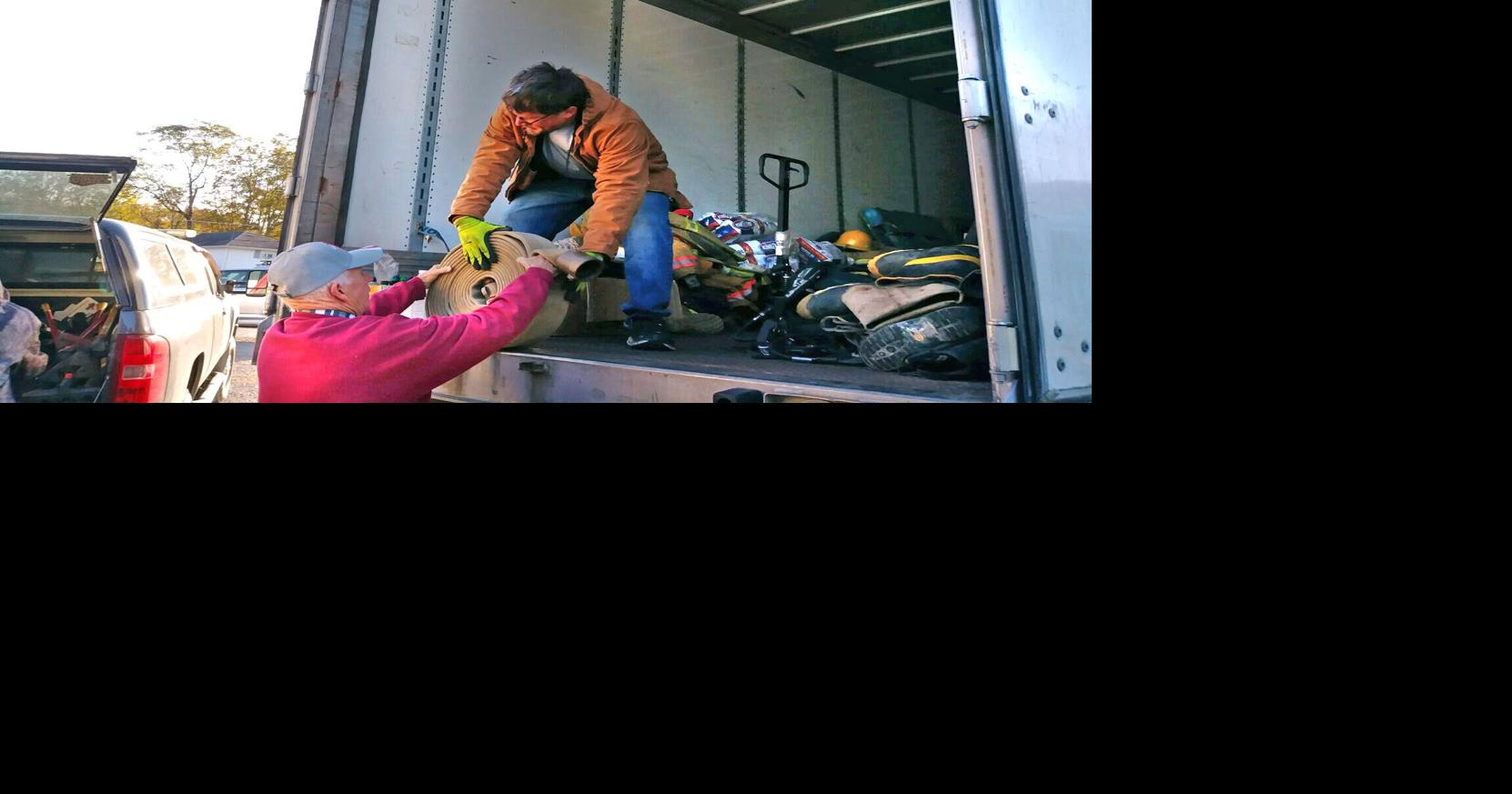 Area residents, fire departments delivering aid to hurricane-ravaged ...