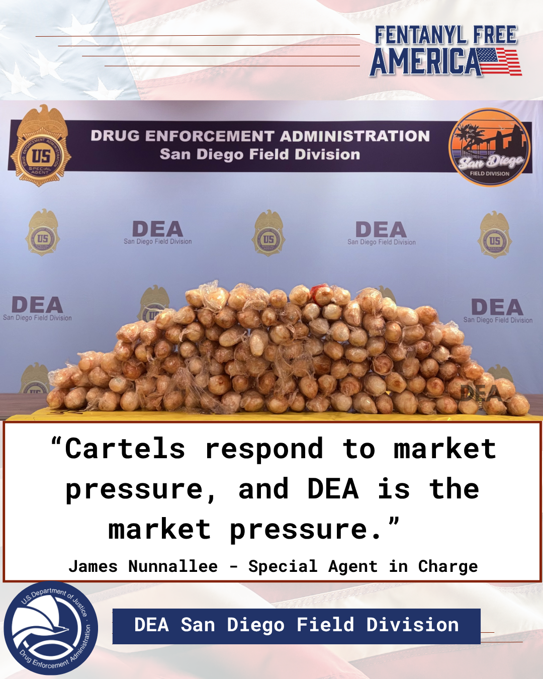 DEA delivers major blows to drug cartels, advancing a fentanyl free ...