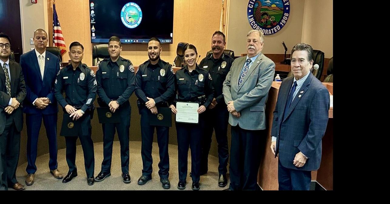 Brawley police officers honored for their bravery | | thedesertreview.com