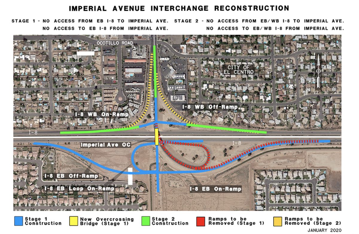 Interstate 8 to close Thursday night as bridge comes down ...