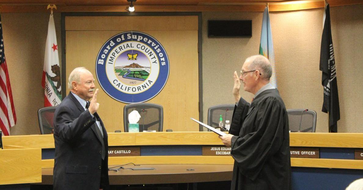 John Hawk sworn in as Supervisor for District 5 | Elections ...