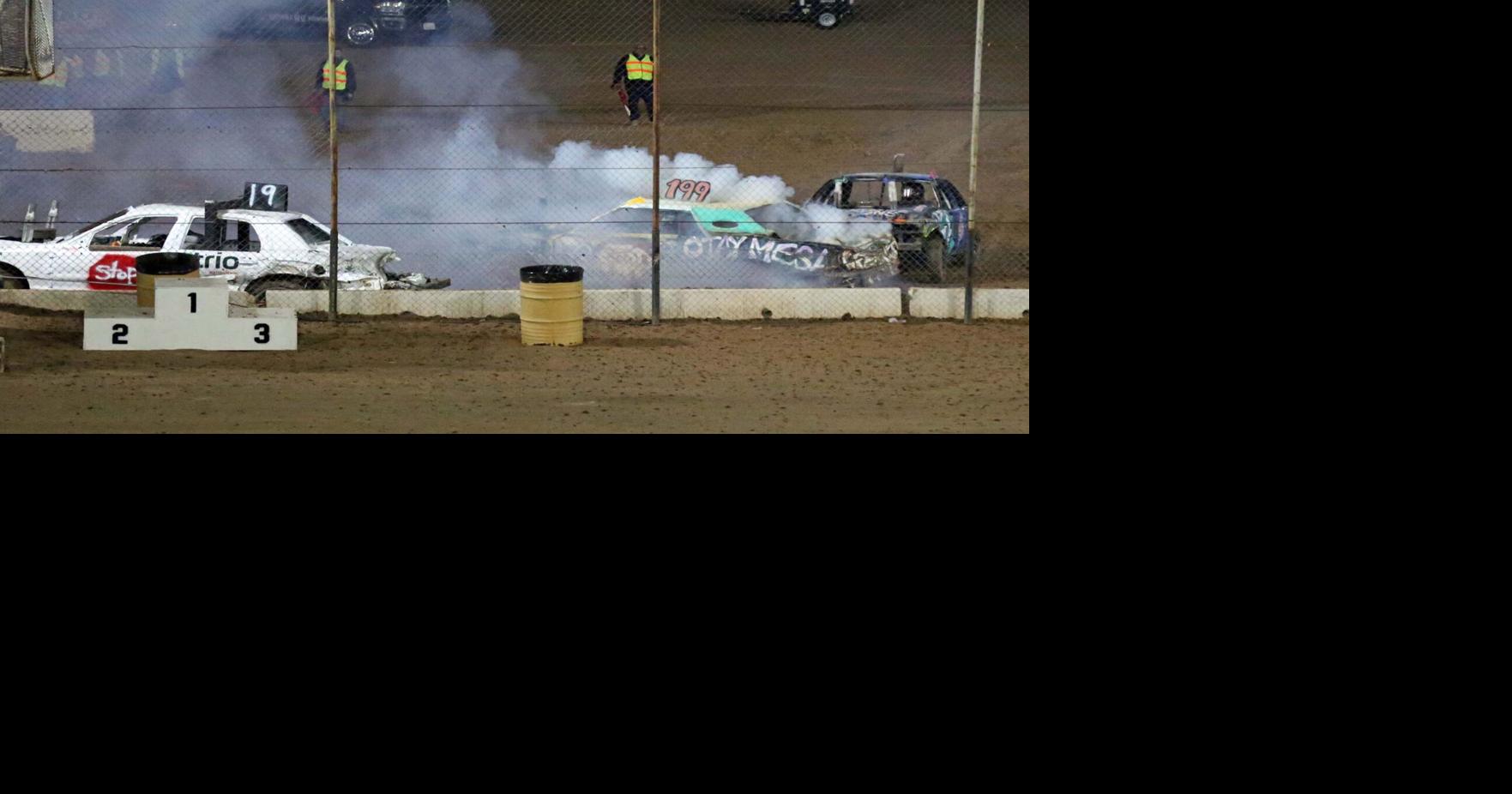 Metal Mayhem: Demolition Derby thrills crowd at Mid-Winter Fair | A&E ...
