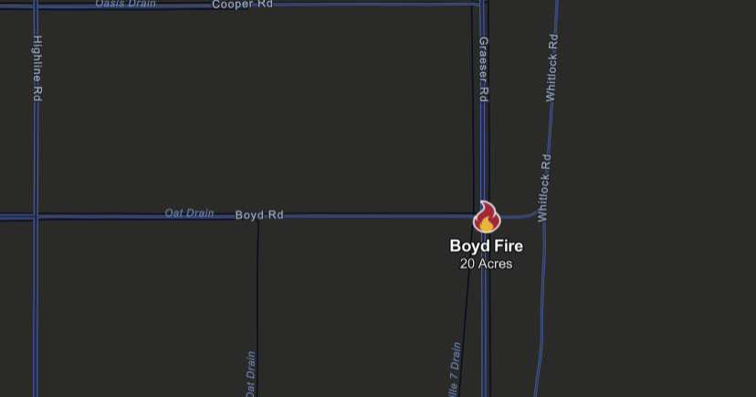 Boyd Fire burns 20 acres near Holtville, 0% contained | Law & Fire ...