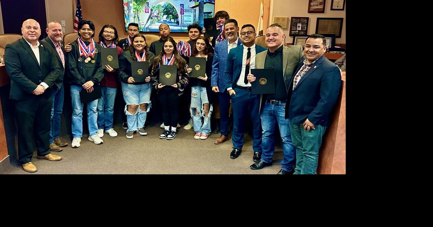 Brawley City Council honors BUHS Academic Decathlon Team | News ...