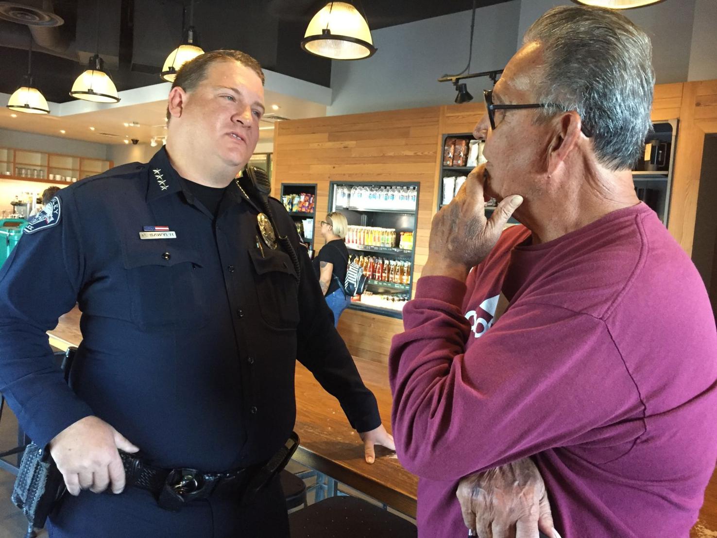 Brawley PD and public bond over morning joe | News | thedesertreview.com
