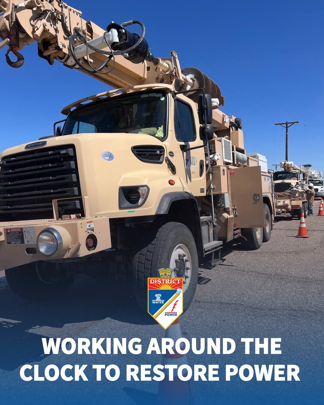 IID crews at work resorting power due to September 18 thunderstorm ...