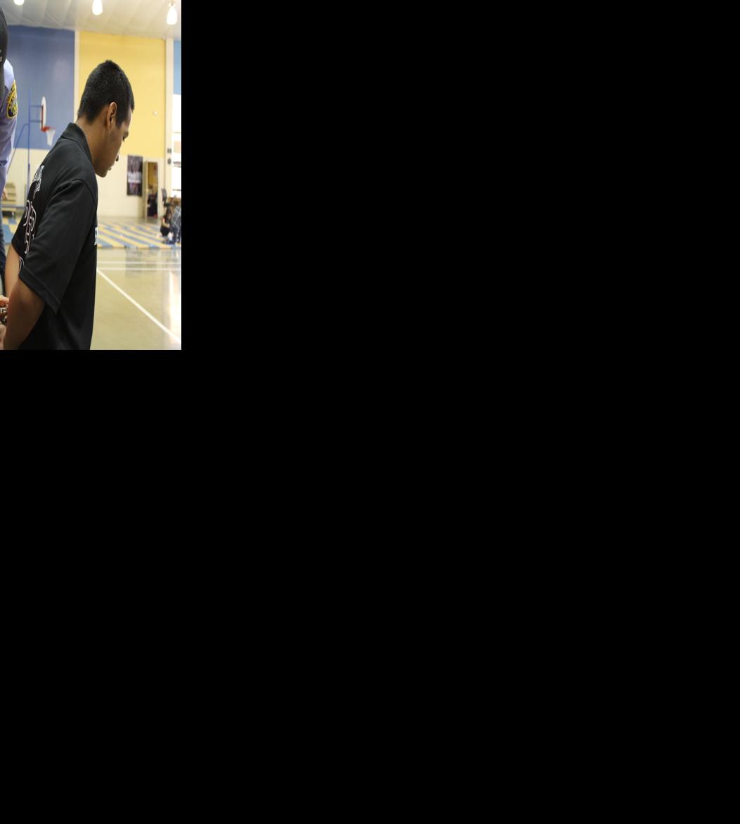 Brawley Police Explorers demonstrate their drills to appreciative ...