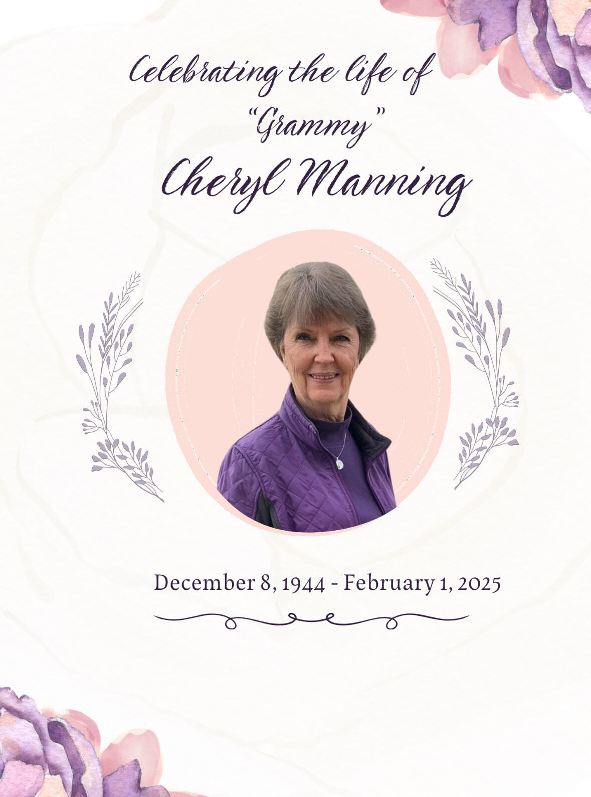 Cheryl Manning | Life Tributes | thedesertreview.com