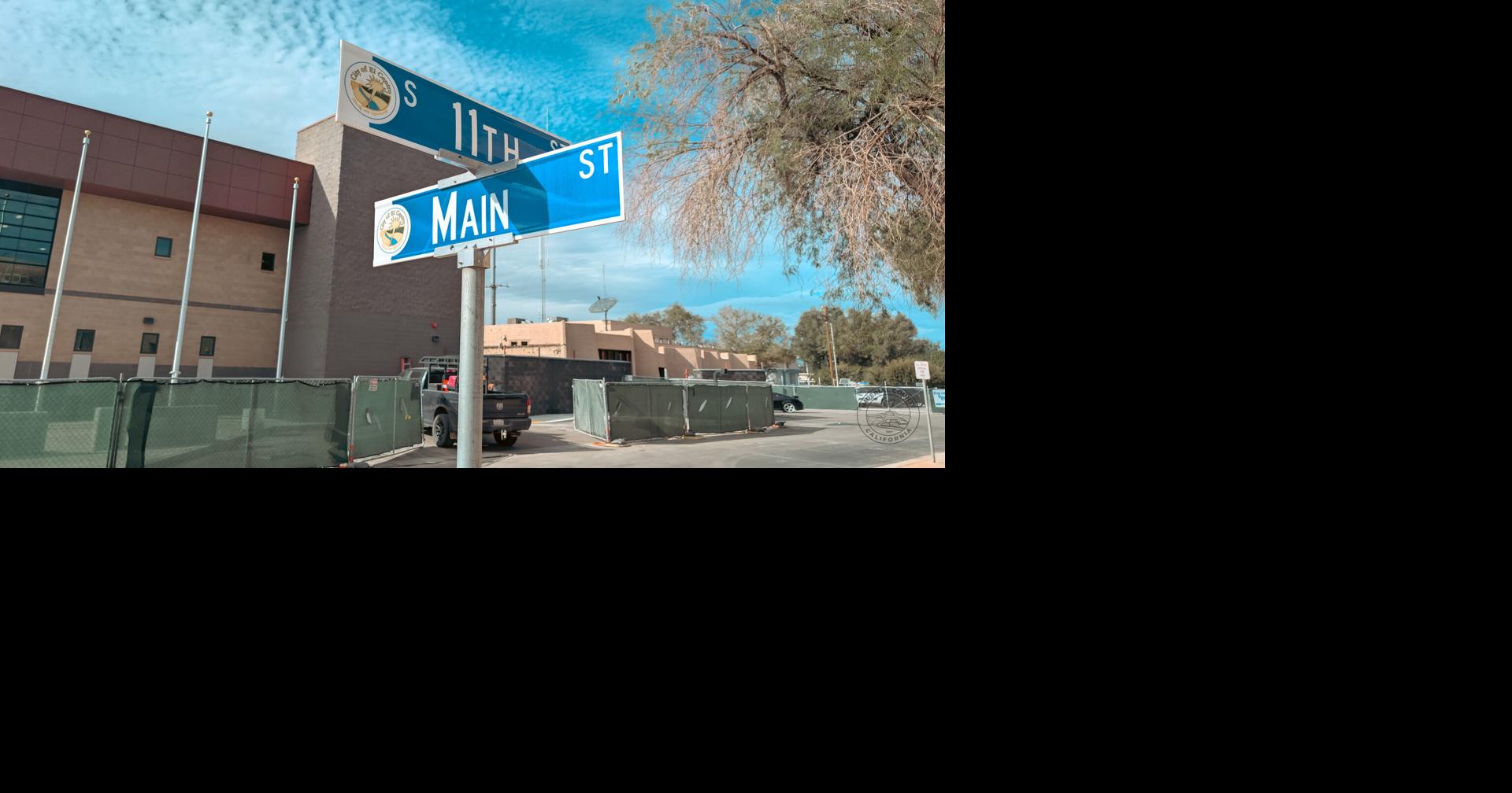 Traffic patterns change near El Centro police station development ...