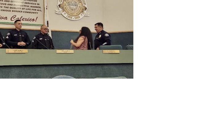 Calexico Police Department announces promotion of three sergeants | Law ...