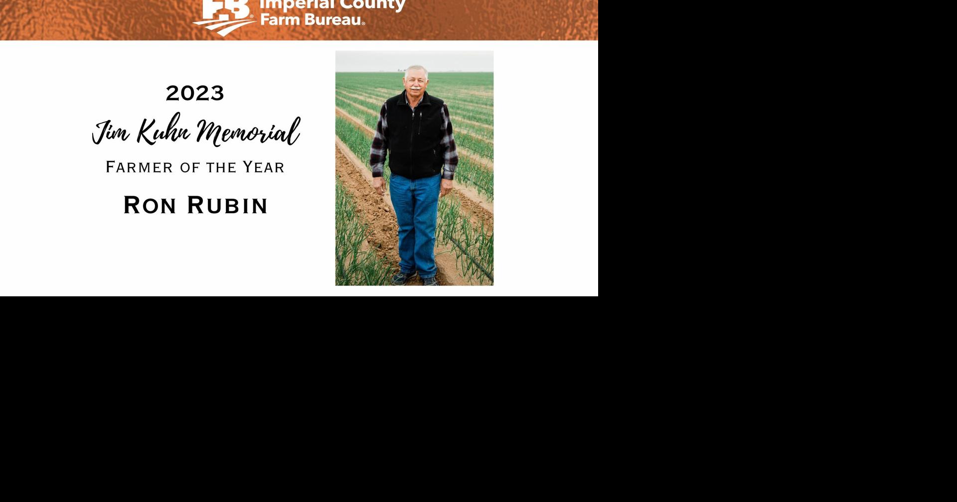 Ron Rubin is the 2023 Farmer of the Year | Agriculture ...