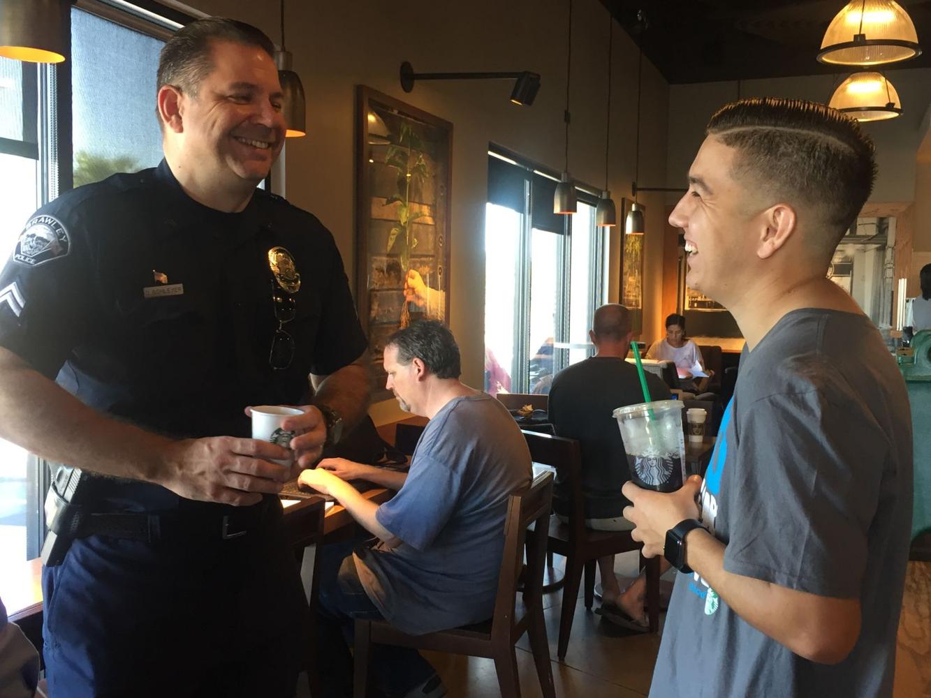 Brawley PD and public bond over morning joe | News | thedesertreview.com