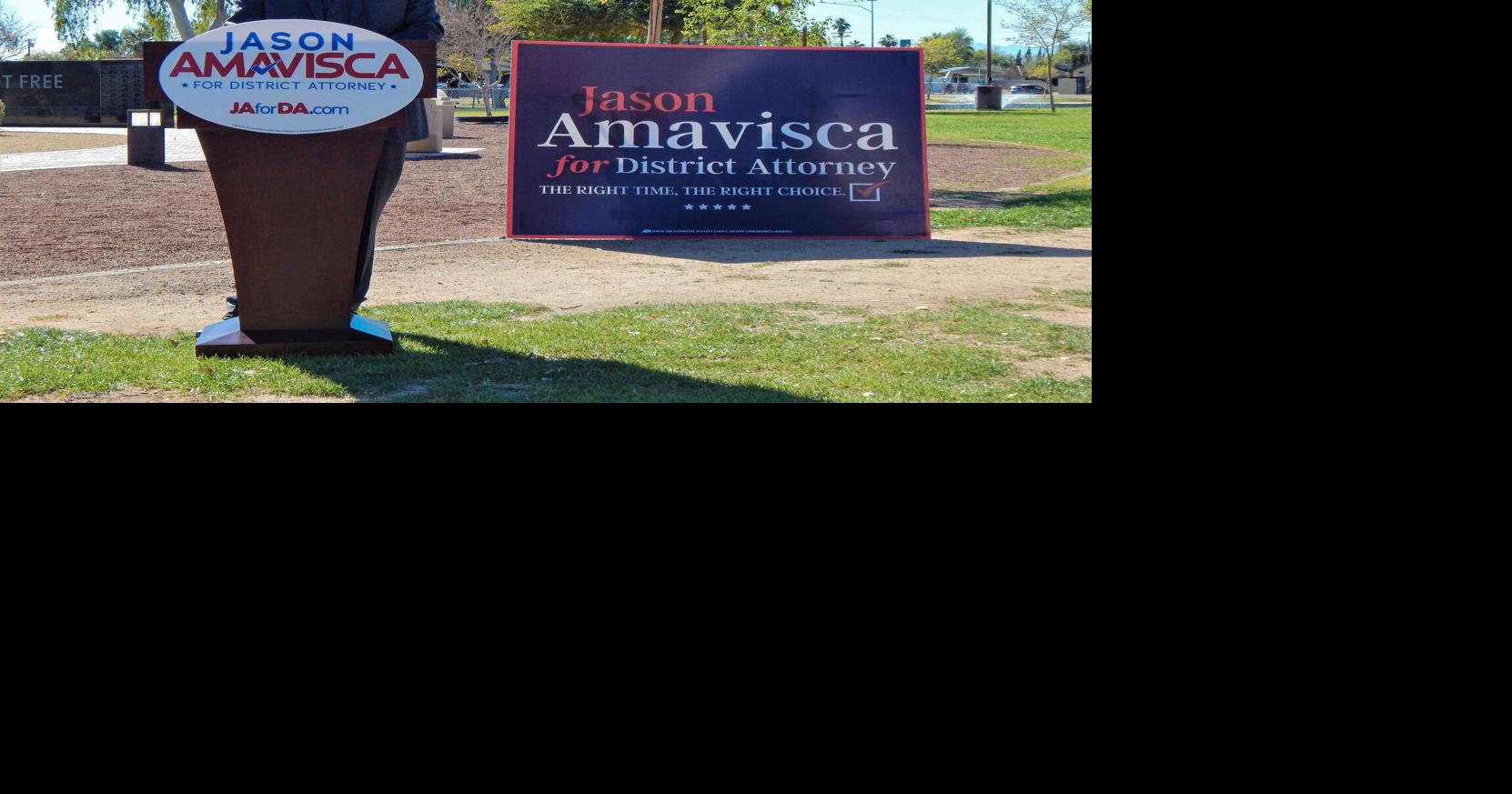 Former Deputy DA Jason Amavisca declares candidacy for district ...