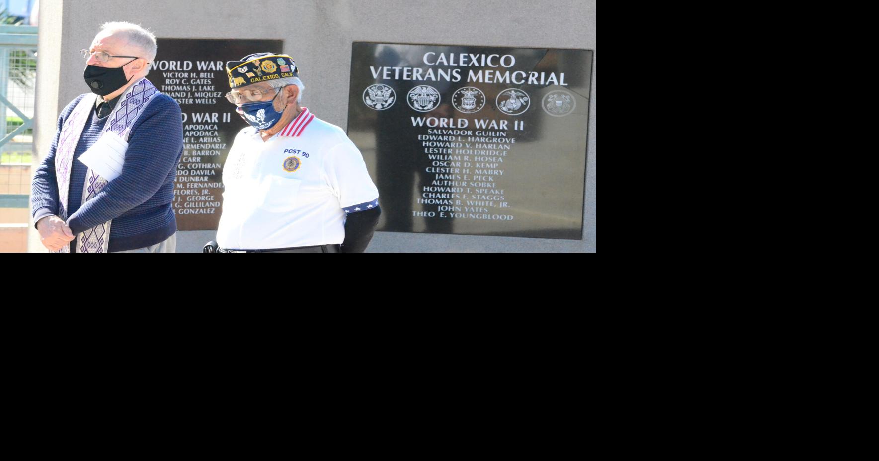 Calexico honors veterans at City Hall Veteran Monument | News ...