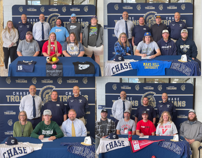 Four Trojans commit to collegiate play | Sports | thedigitalcourier.com