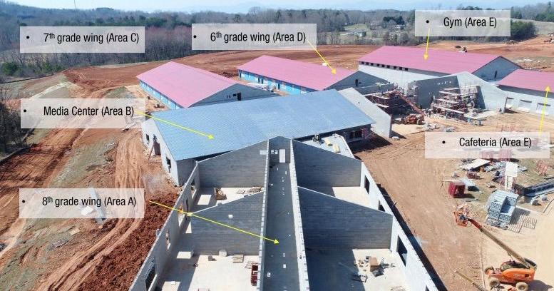 R-S Middle School construction remains on pace | News ...