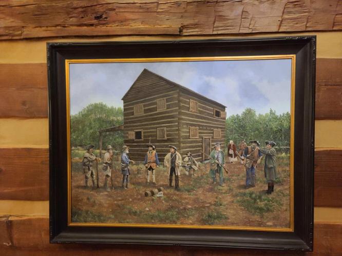 New painting commemorates Russell's Fort; Art includes local faces ...