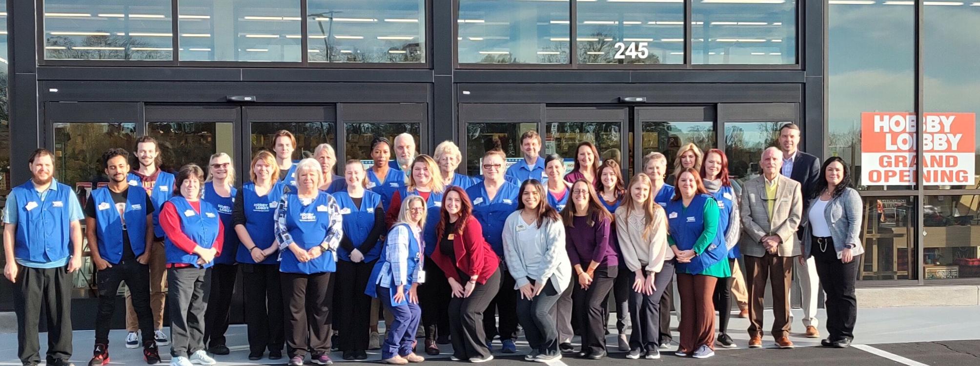 Celebrating the opening of Hobby Lobby. | News | thedigitalcourier.com