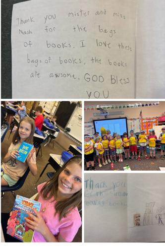 Nash family donates books for summer reading | Archives ...