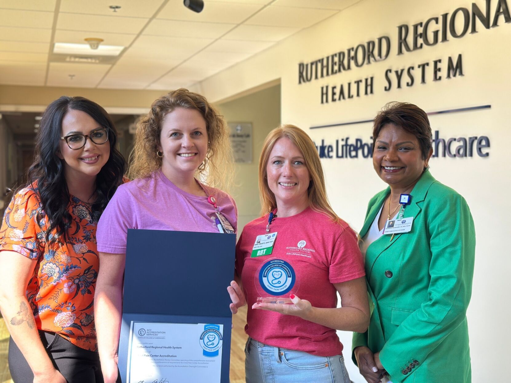 Rutherford Regional Health System reaccredited as a Chest Pain Center ...