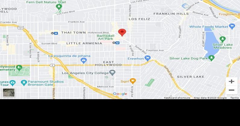 map of HOllywood Boulevard and Rodney Drive | | theeastsiderla.com